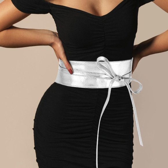 Accessories | Wide Faux Leather Wrap Belt | Poshmark